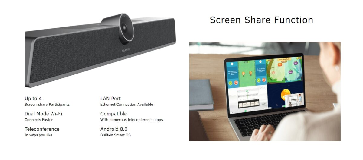 Maxhub Sound Bar – Pranstek – your audio-visual products expert