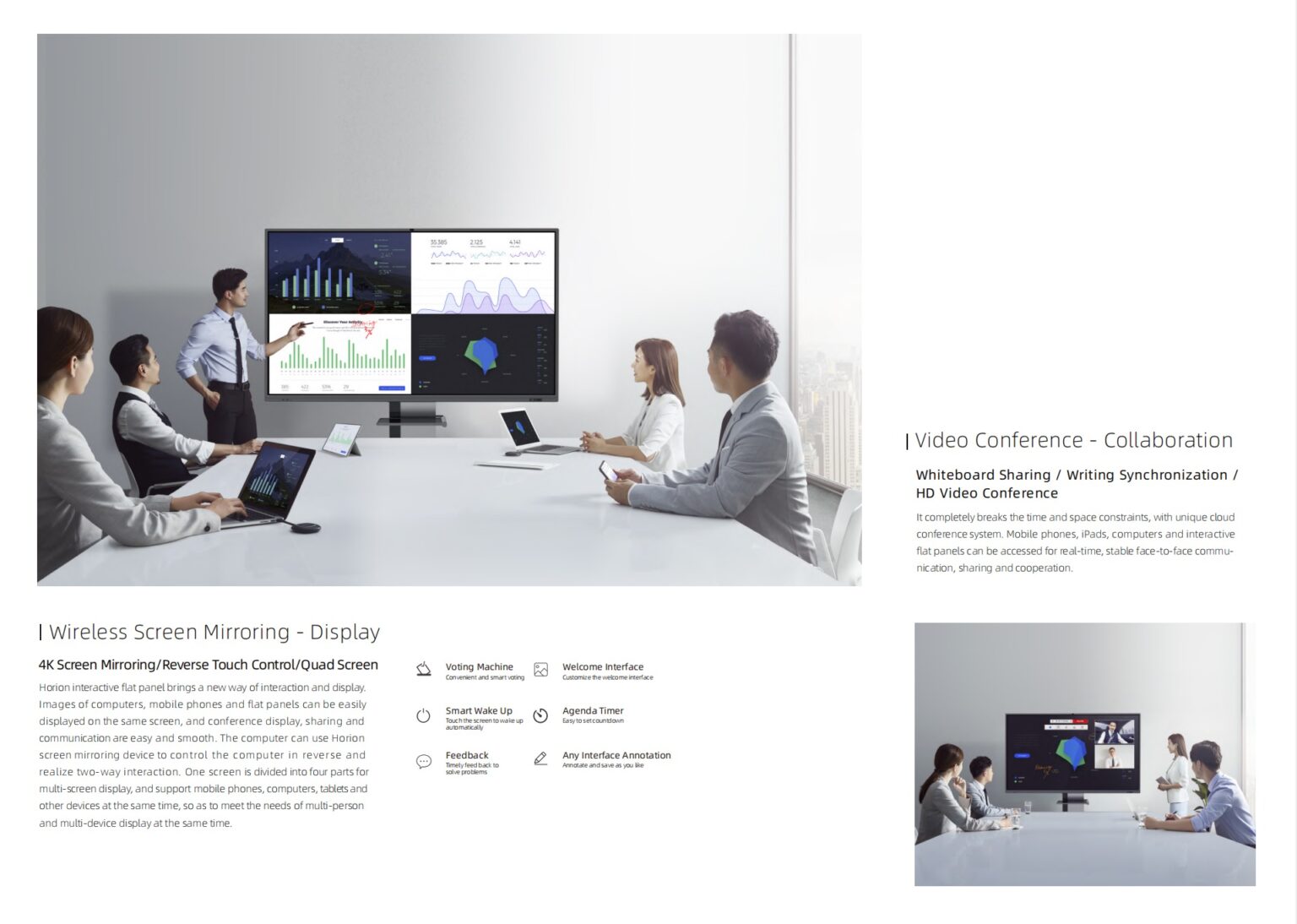 Horion – 86-inch M5A PRO Interactive Flat Panel – Pranstek – your audio-visual products expert